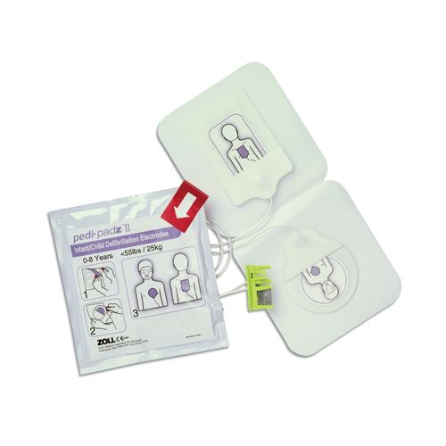Zoll AED Plus - Pedi-Padz II Paediatric Defibrillator Pads (Pair ...